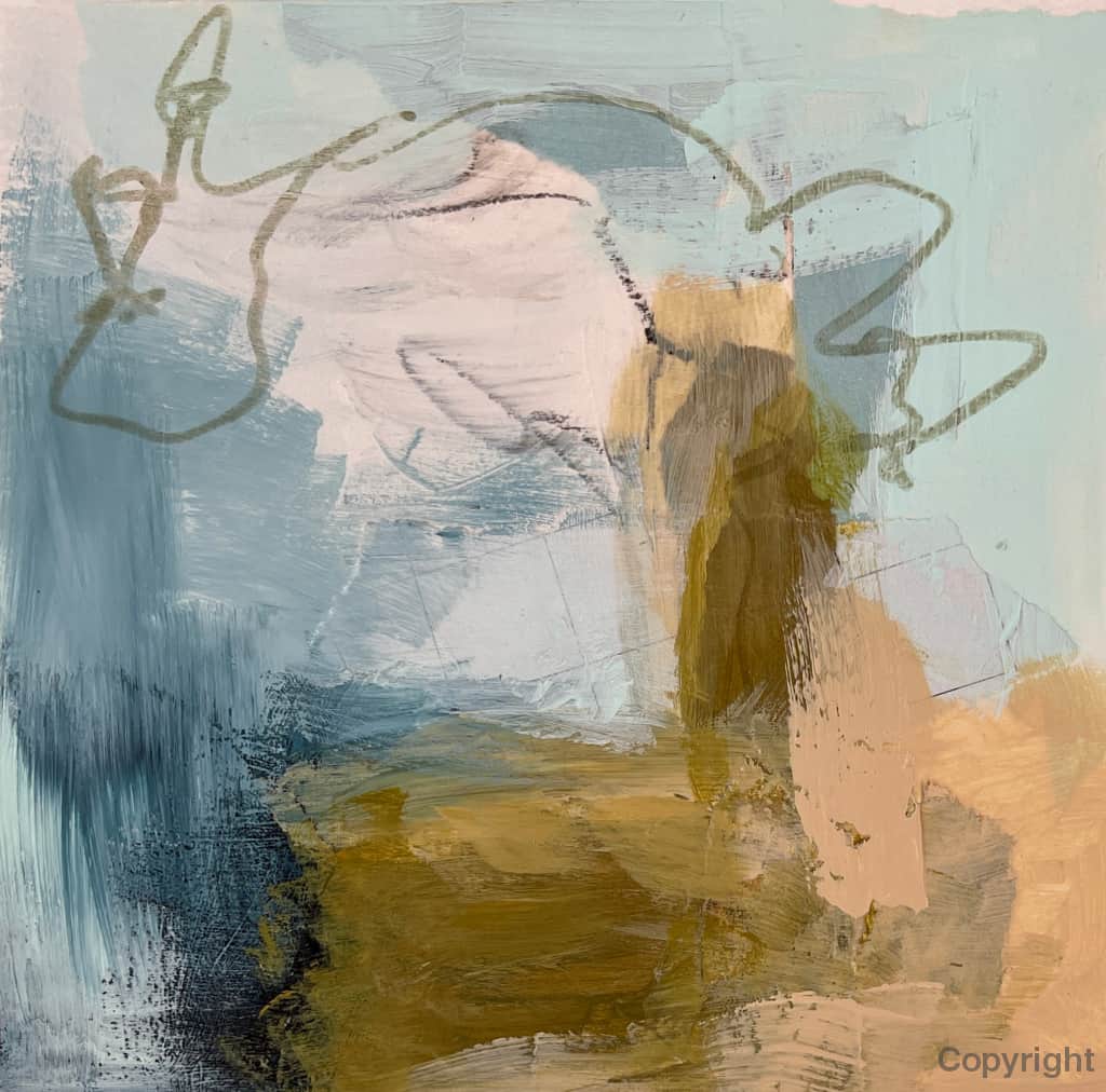 Original - Blue Beings Series – Veronica Miles Art